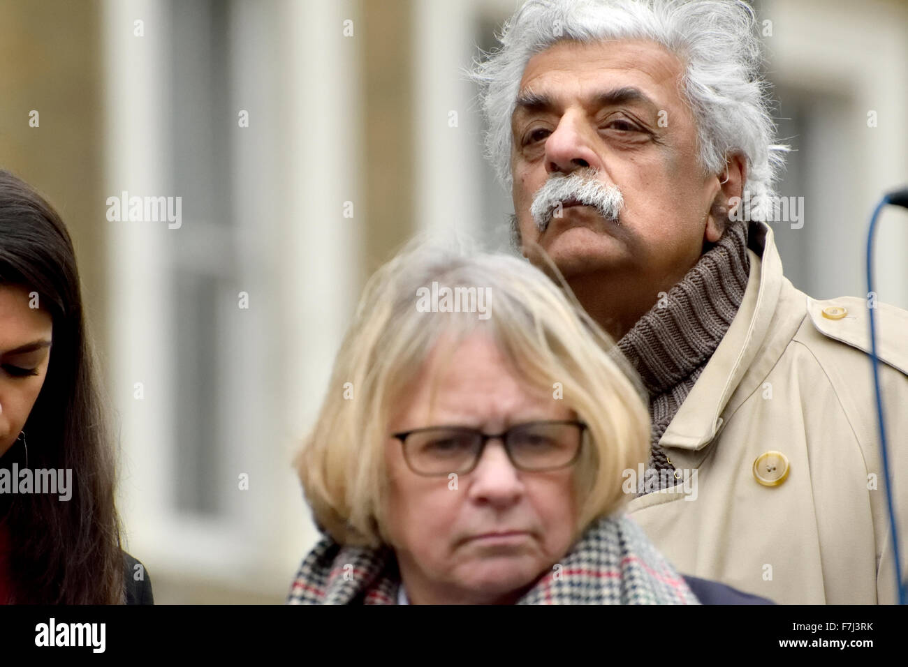 Tariq Ali (Pakistani writer, journalist and campaigner) and Lindsey ...