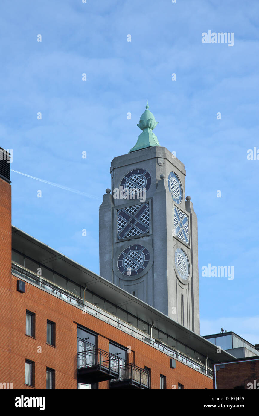 the historic oxo building and tower on the south bank in london england ...