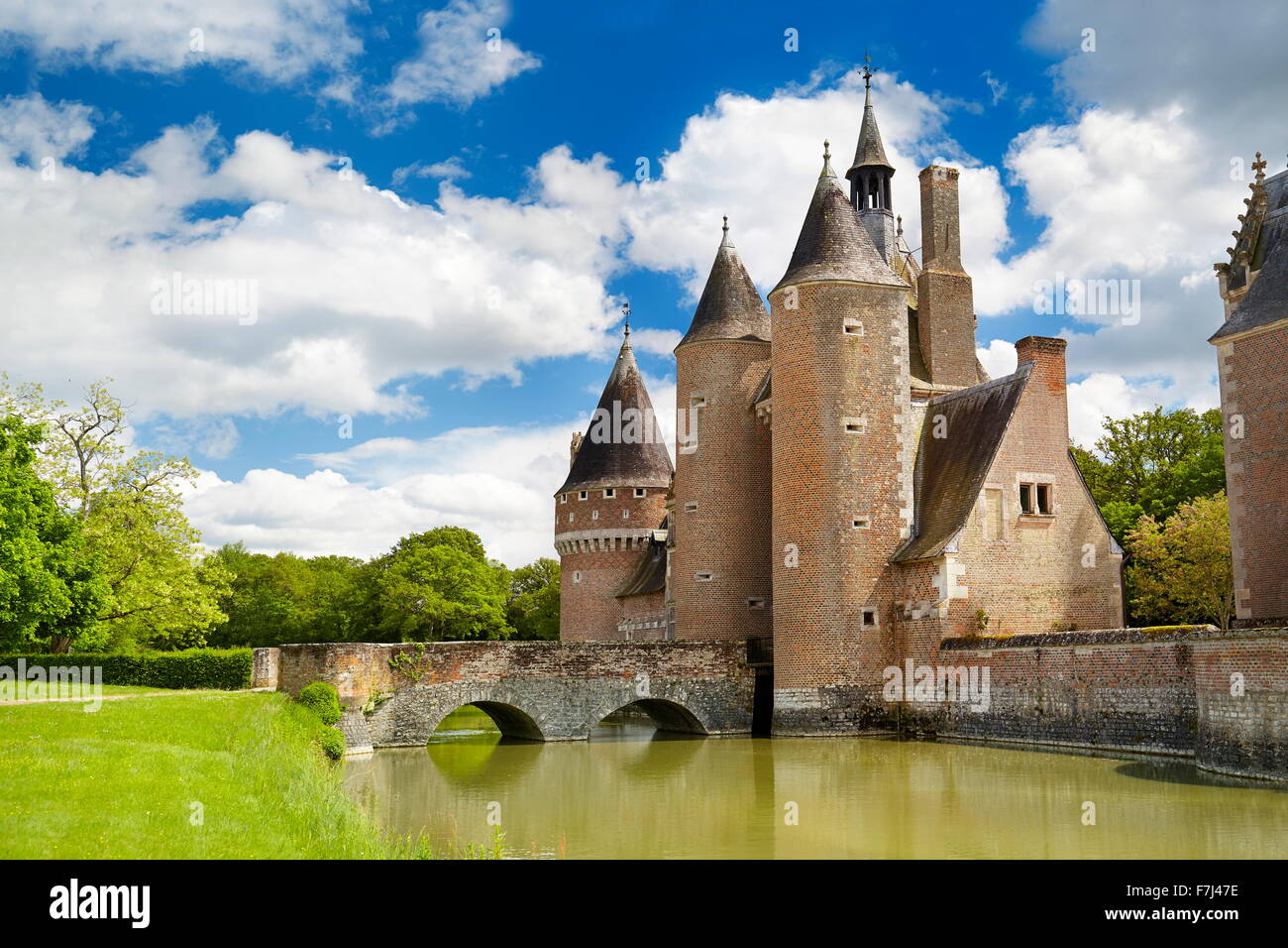 Castle du Moulin, Loire Valley, France Stock Photo - Alamy