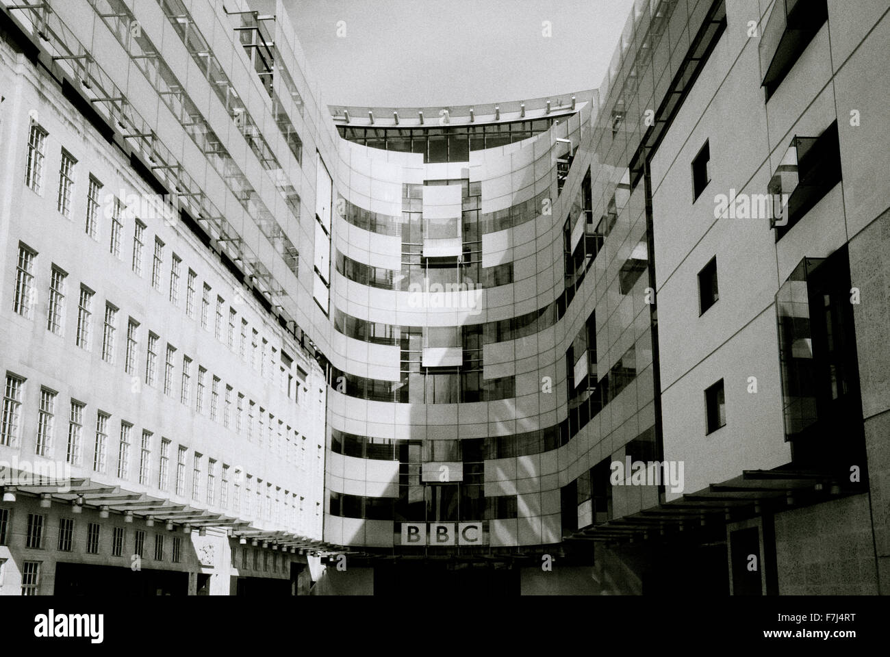 BBC Broadcasting House at Portland Place in London in England in Great ...