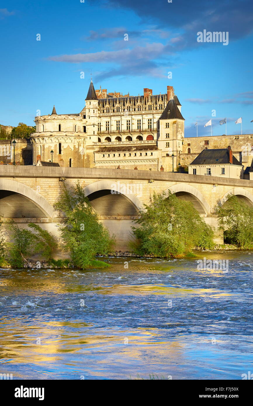 Loire Castle - Amboise Castle, Loire Valley, France Stock Photo - Alamy