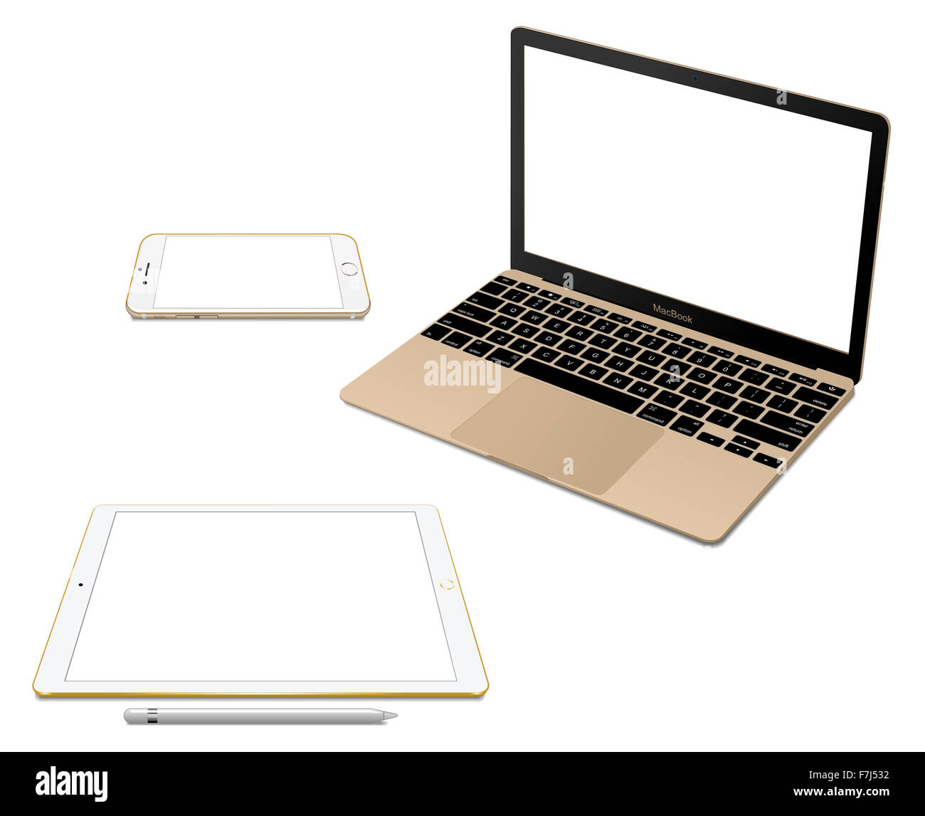 Apple gold collection Stock Photo - Alamy
