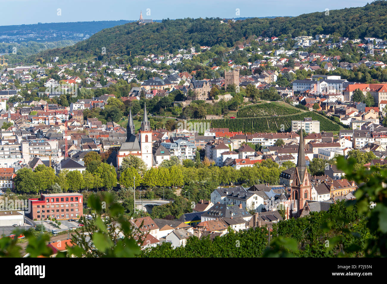 City of Bingen, upper middle Rhine valley, Germany Stock Photo - Alamy