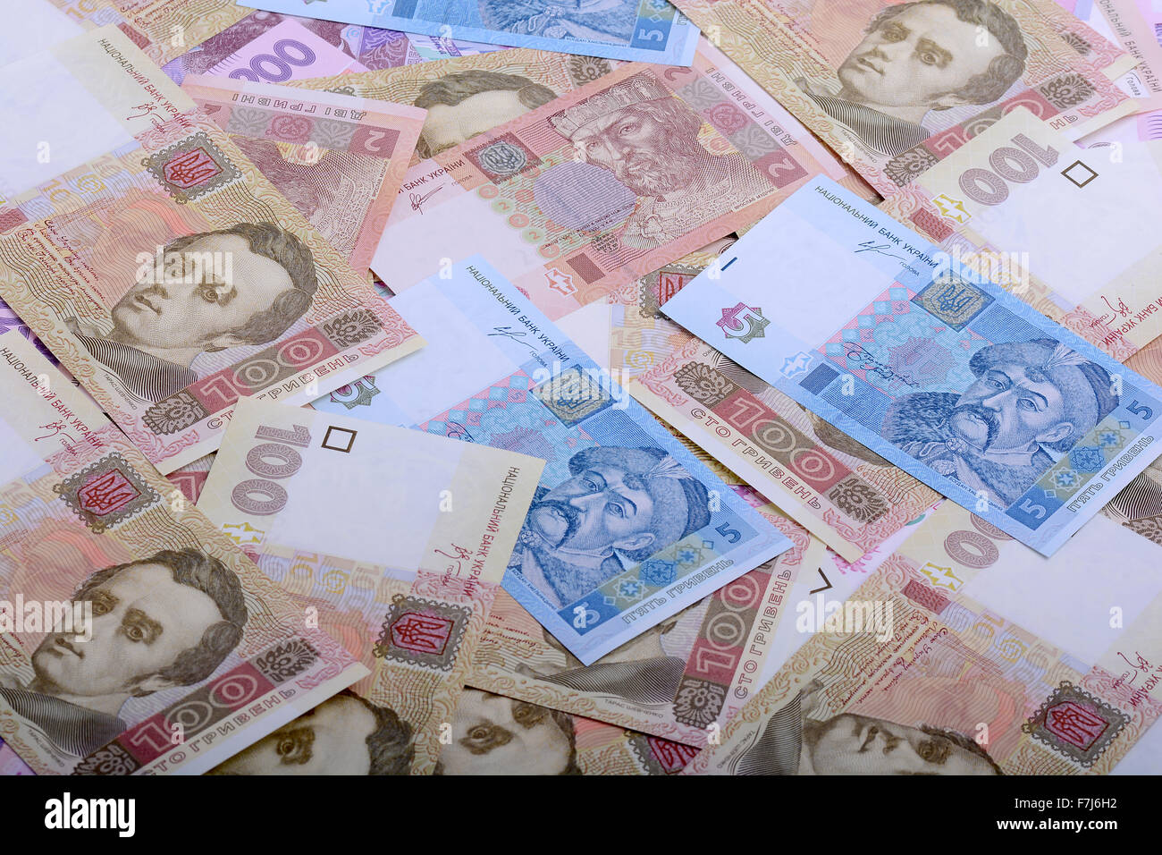 background of the Ukrainian money - UAH Stock Photo - Alamy