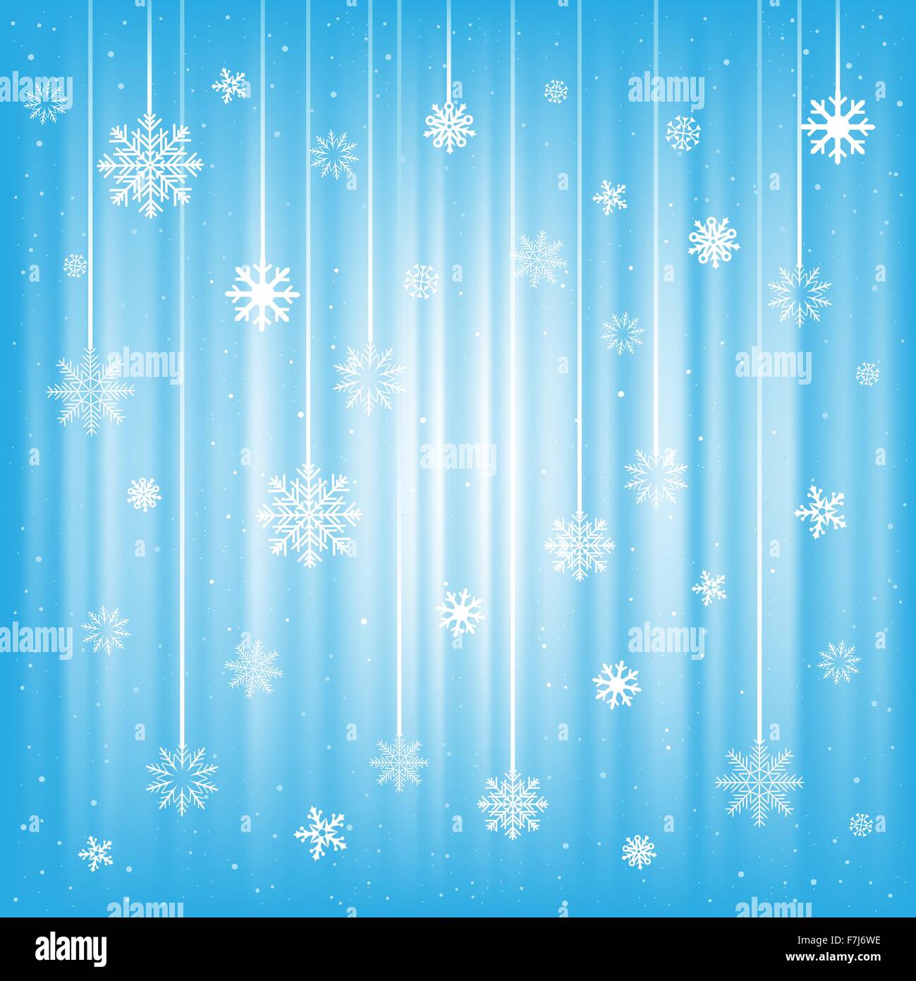 Christmas card hanging blue Stock Vector Images - Alamy