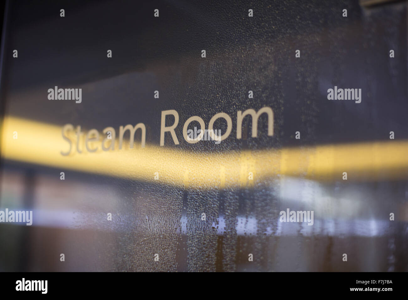 Steam room door Stock Photo - Alamy