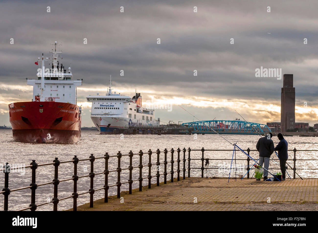 The oil and chemical tanker ship the Caroline Essberger from Holland in ...