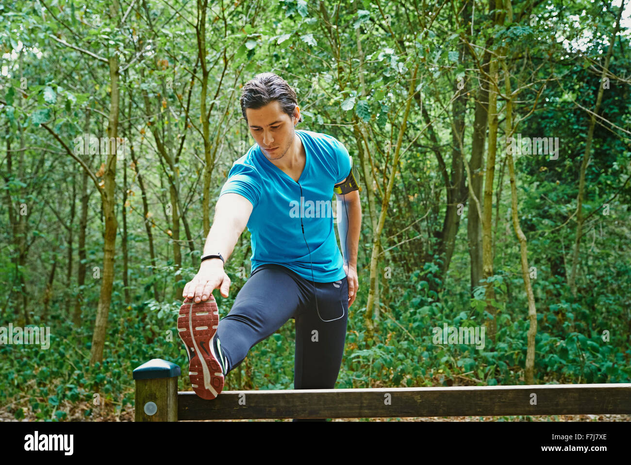 MAN PRACTISING SPORT Stock Photo - Alamy