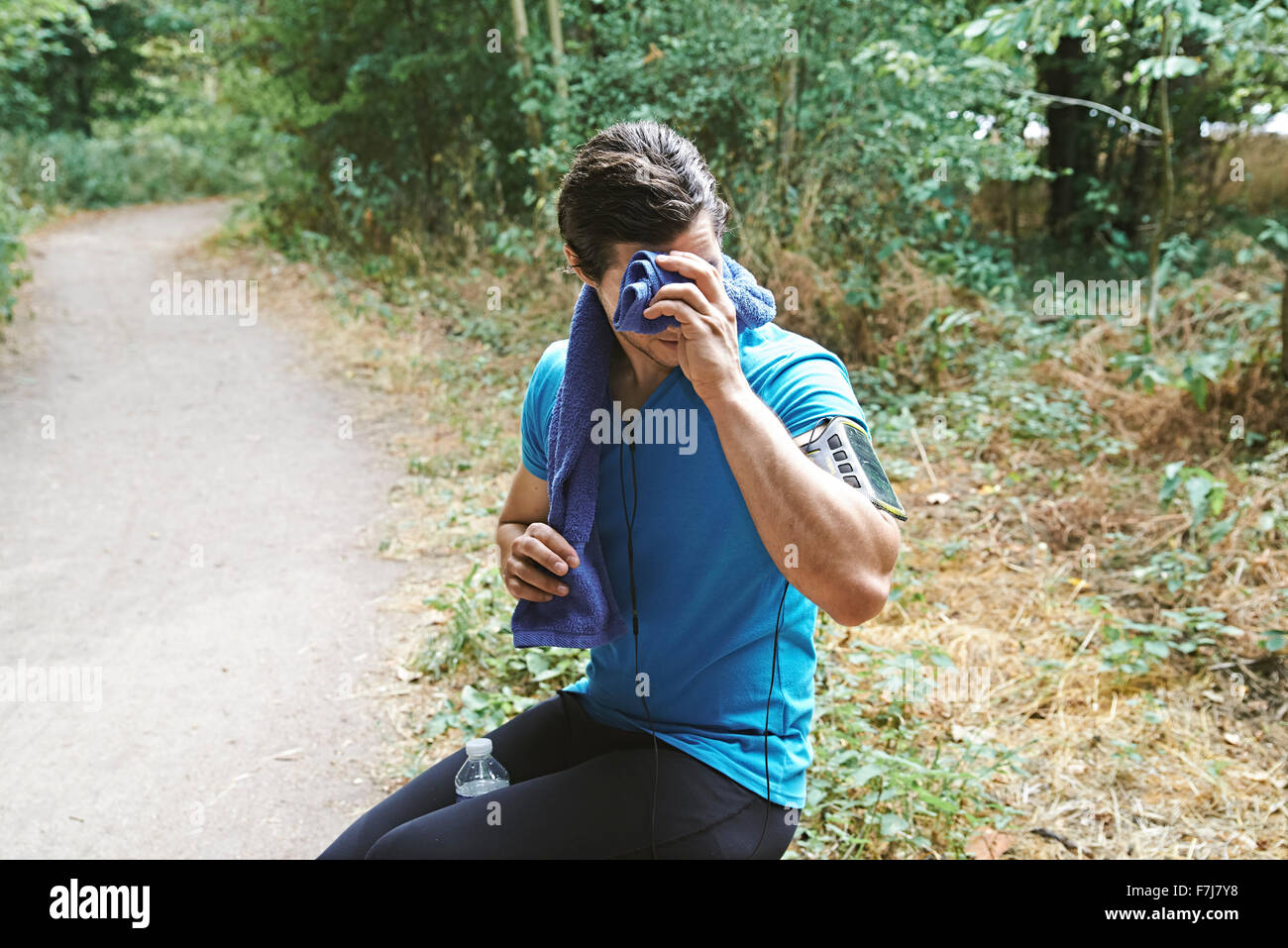 MAN PRACTISING SPORT Stock Photo - Alamy
