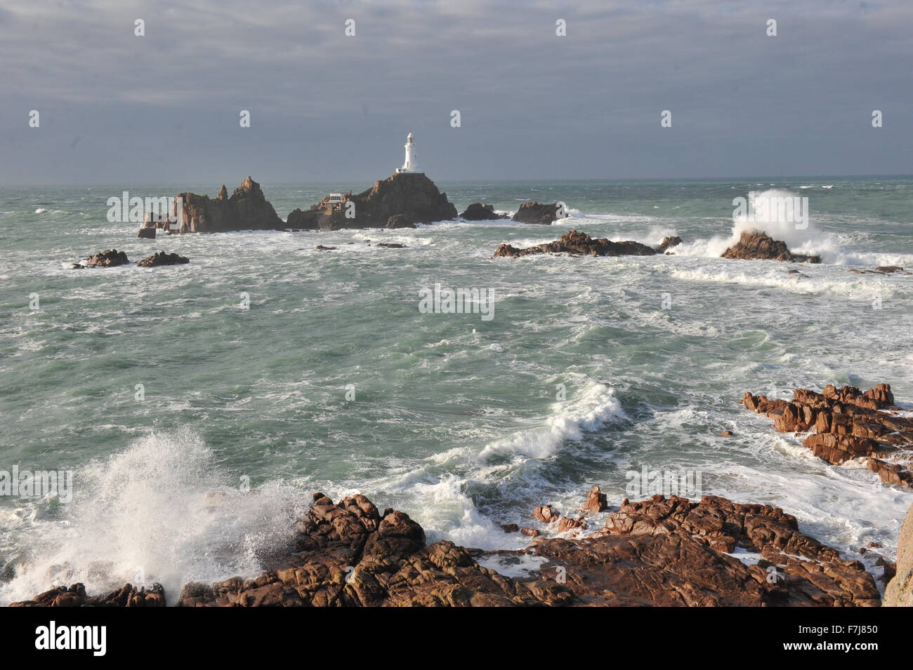 Jersey storm channel islands hi-res stock photography and images - Alamy