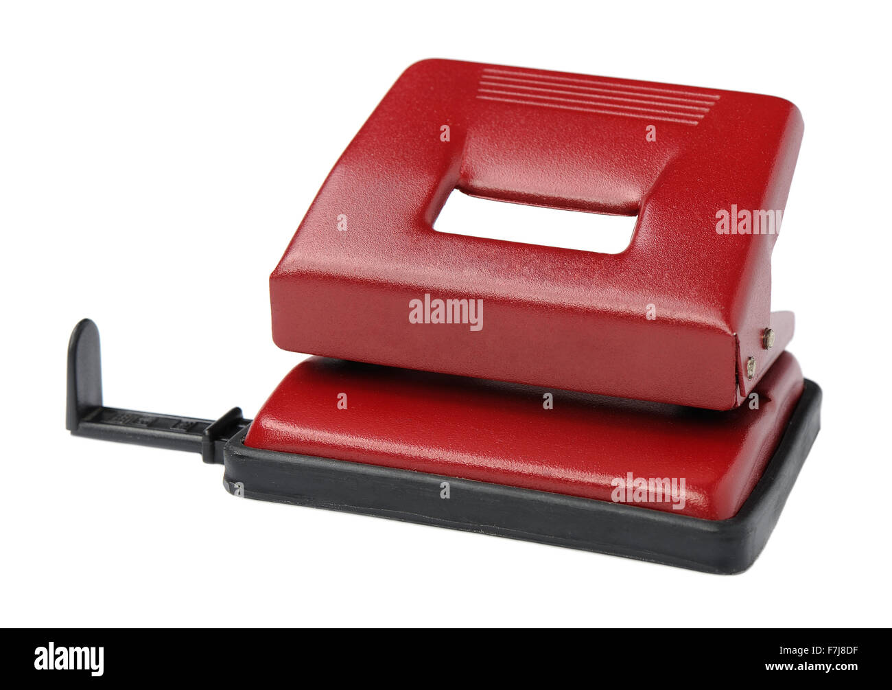 Puncher for papers on a white background Stock Photo - Alamy