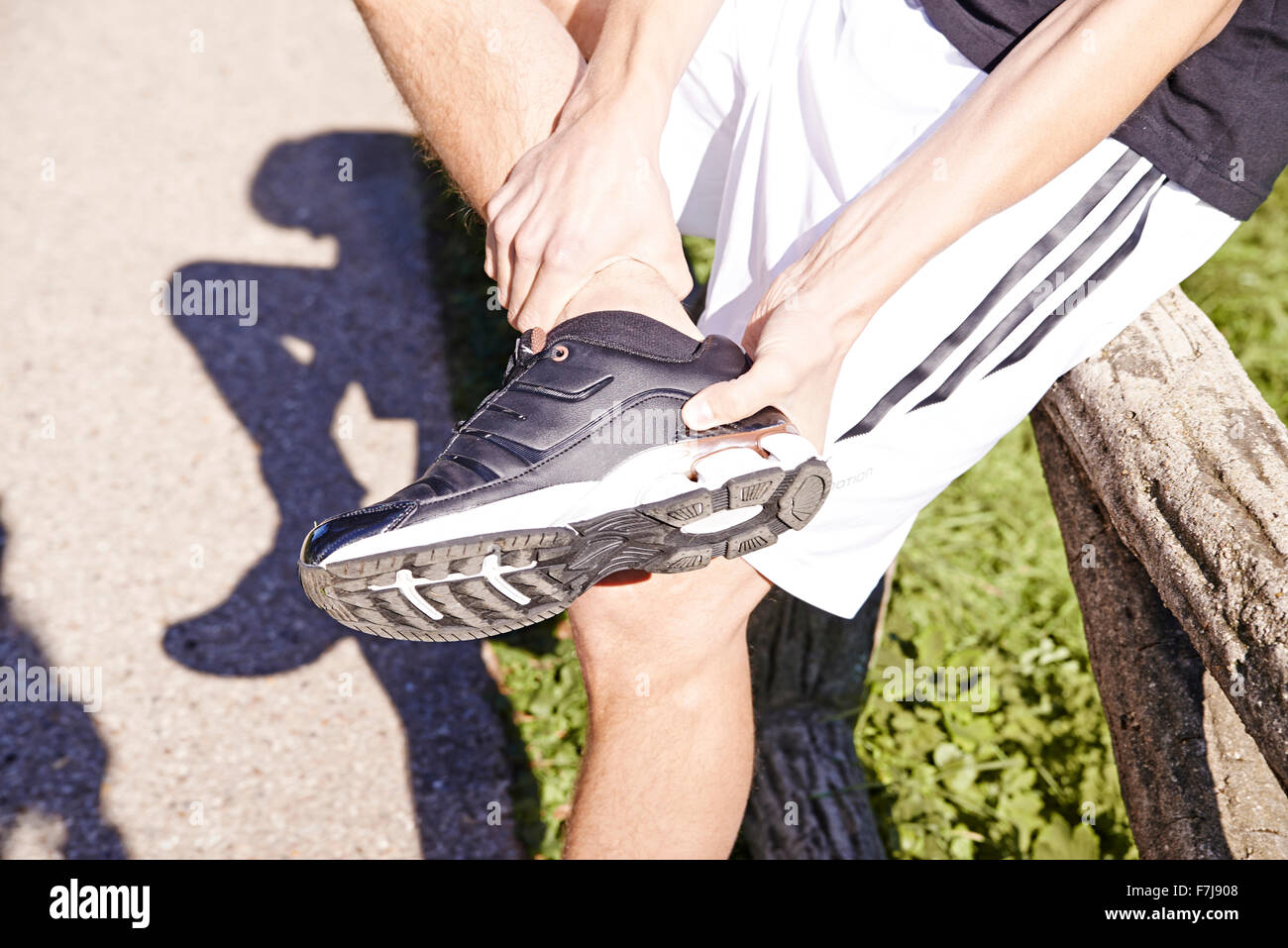 Man Sprained Ankle High Resolution Stock Photography and Images - Alamy