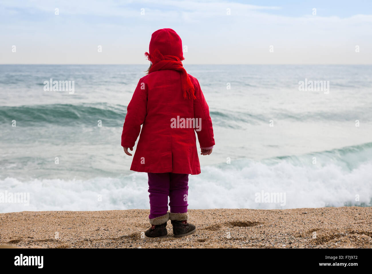 Windy Day On Beach High Resolution Stock Photography and Images - Alamy
