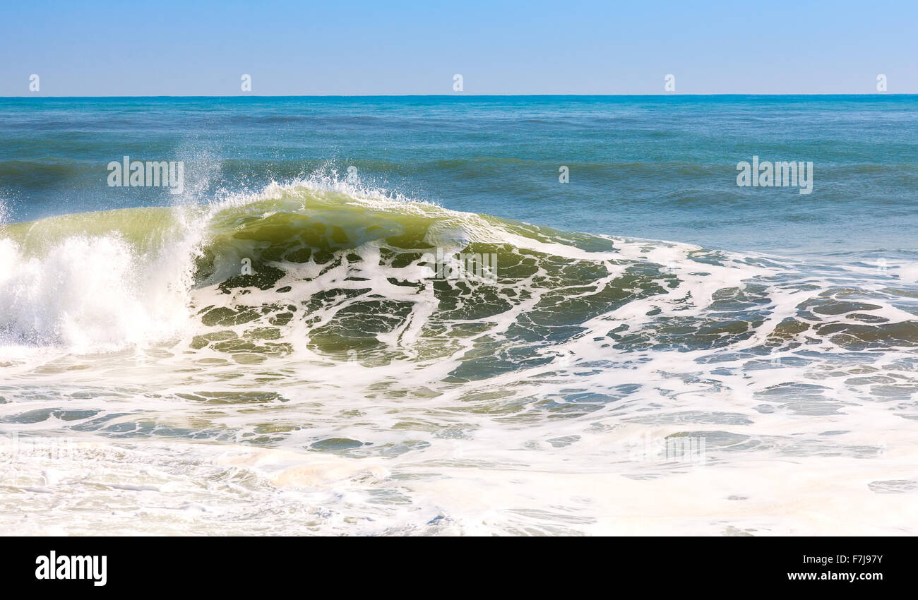 High sea waves during storm in wind Stock Photo - Alamy
