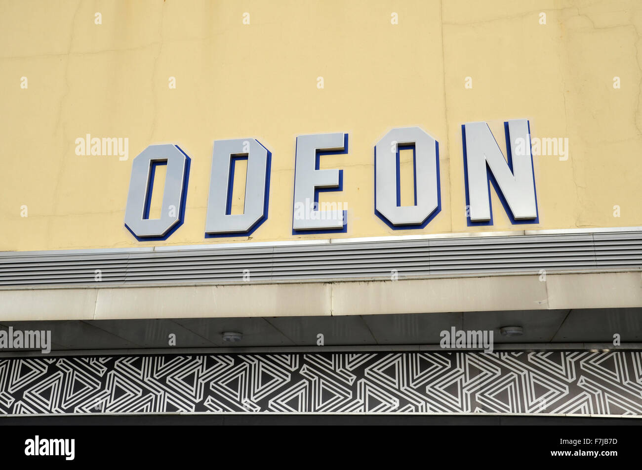 The Odeon Cinema sign in Brighton, East Sussex Stock Photo - Alamy