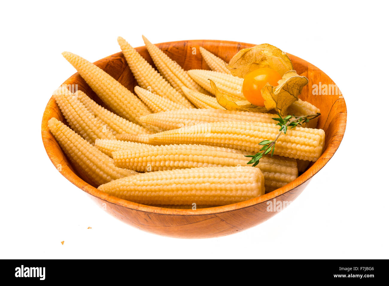 Baby corn isolated Stock Photo - Alamy