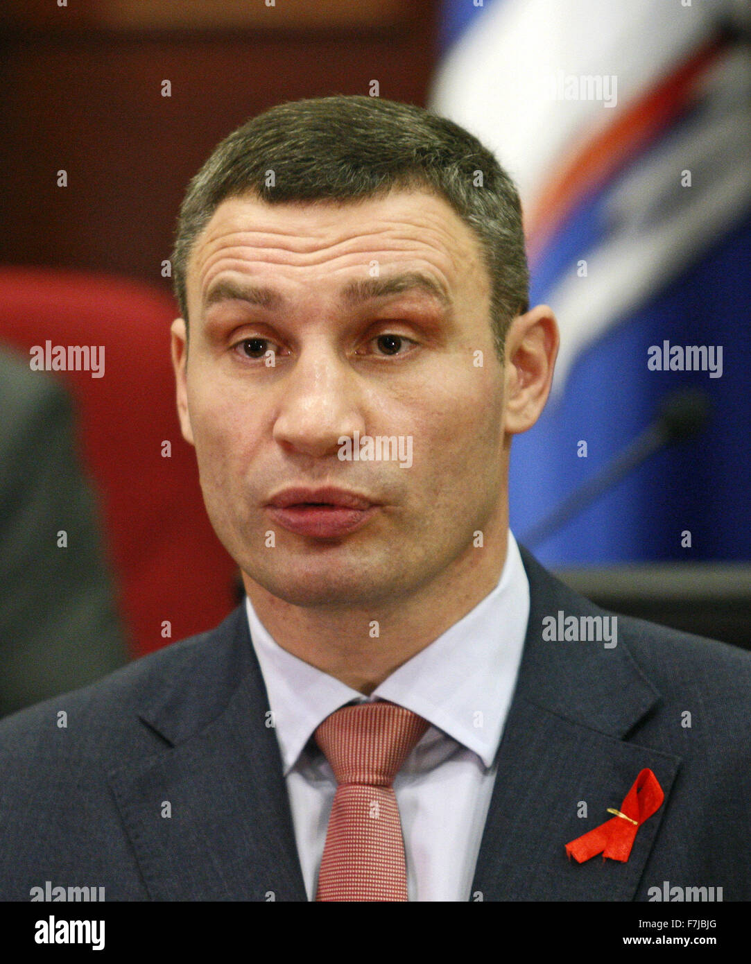 Kiev, Ukraine. 1st Dec, 2015. Re-elected mayor of Kiev VITALI KLITSCHKO ...