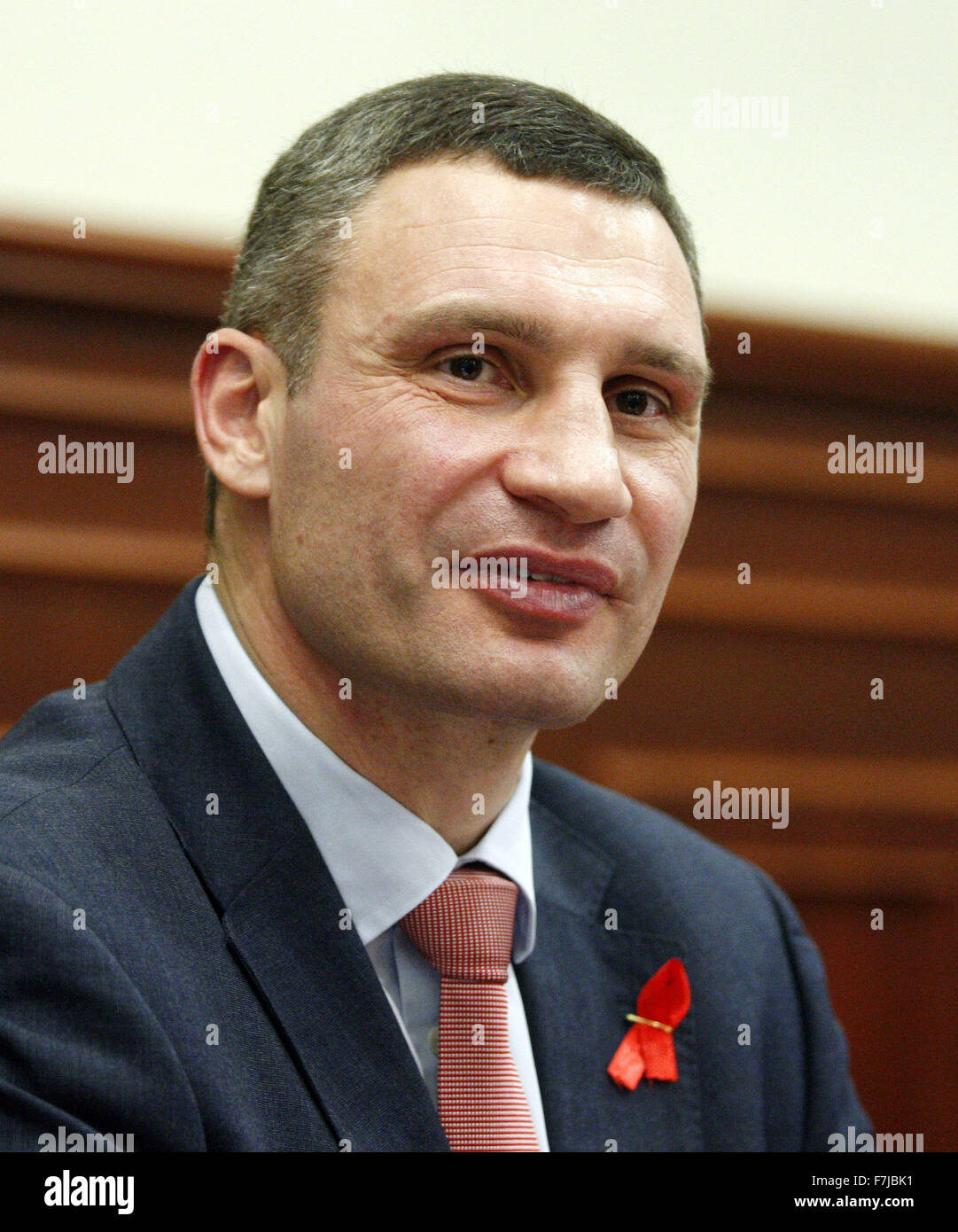 Kiev, Ukraine. 1st Dec, 2015. Re-elected mayor of Kiev VITALI KLITSCHKO ...