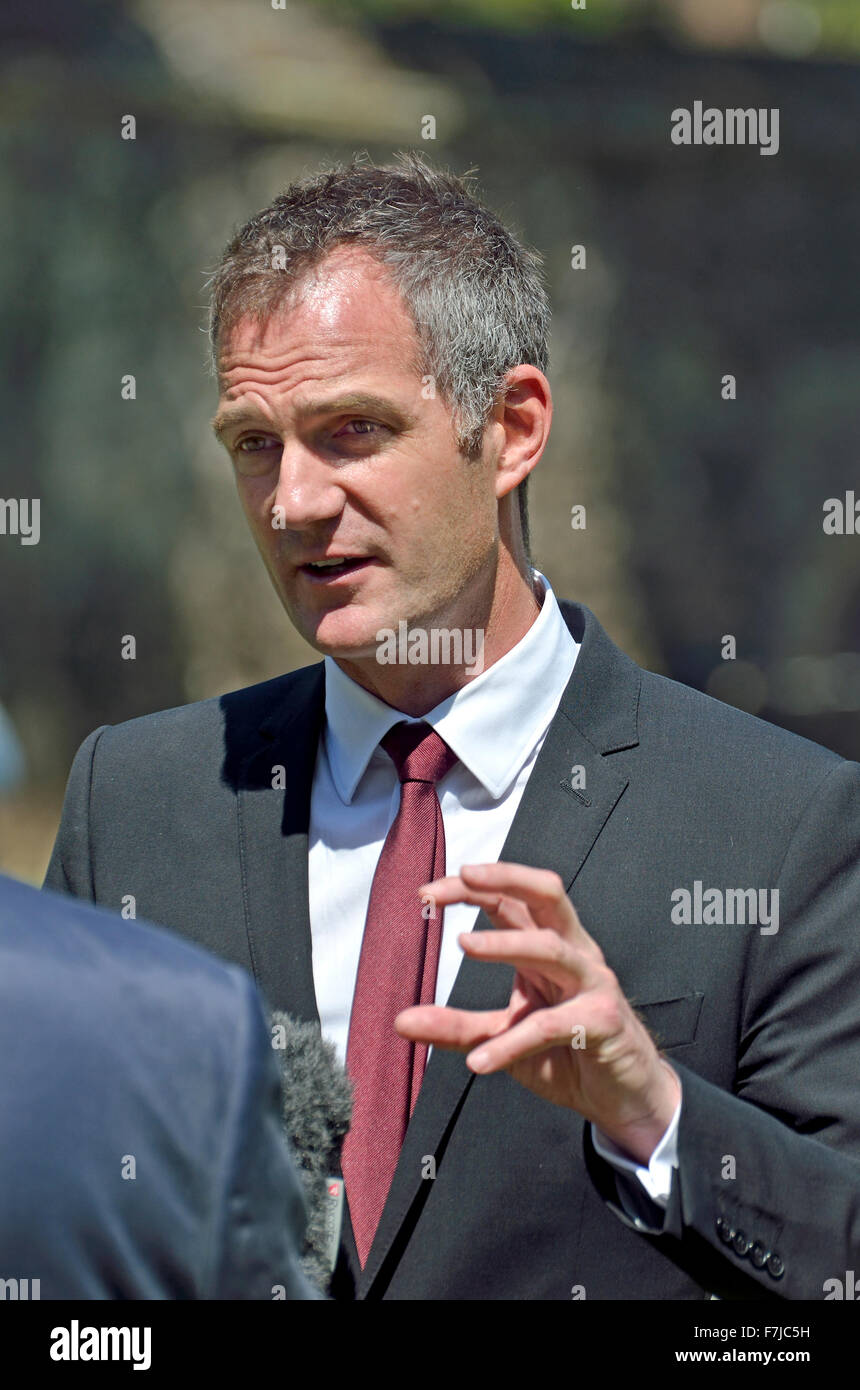 Peter Kyle MP (Labour: Hove) being interviewed on College Green ...