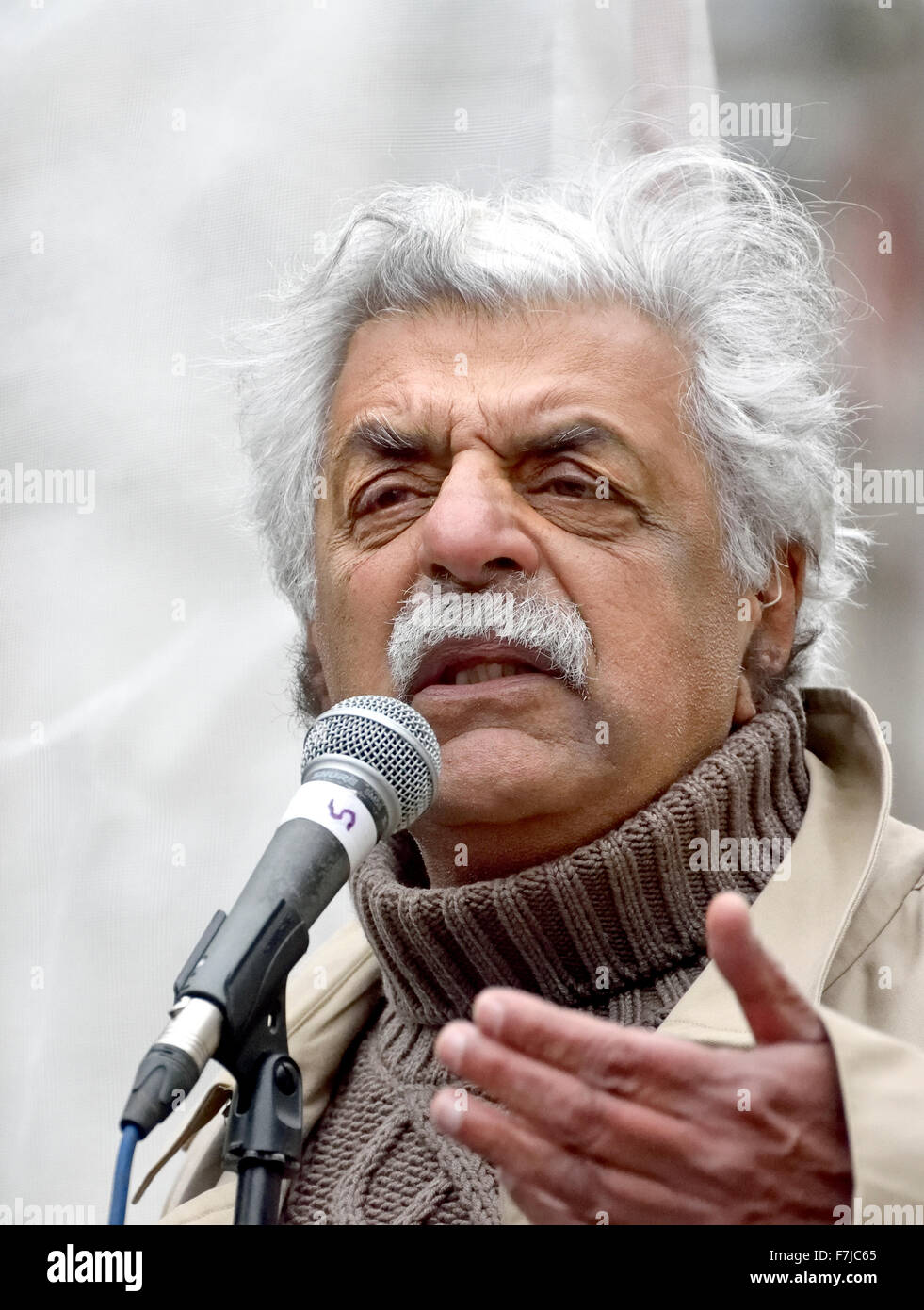 Tariq Ali - Pakistani writer, journalist and campaigner - speaking at ...