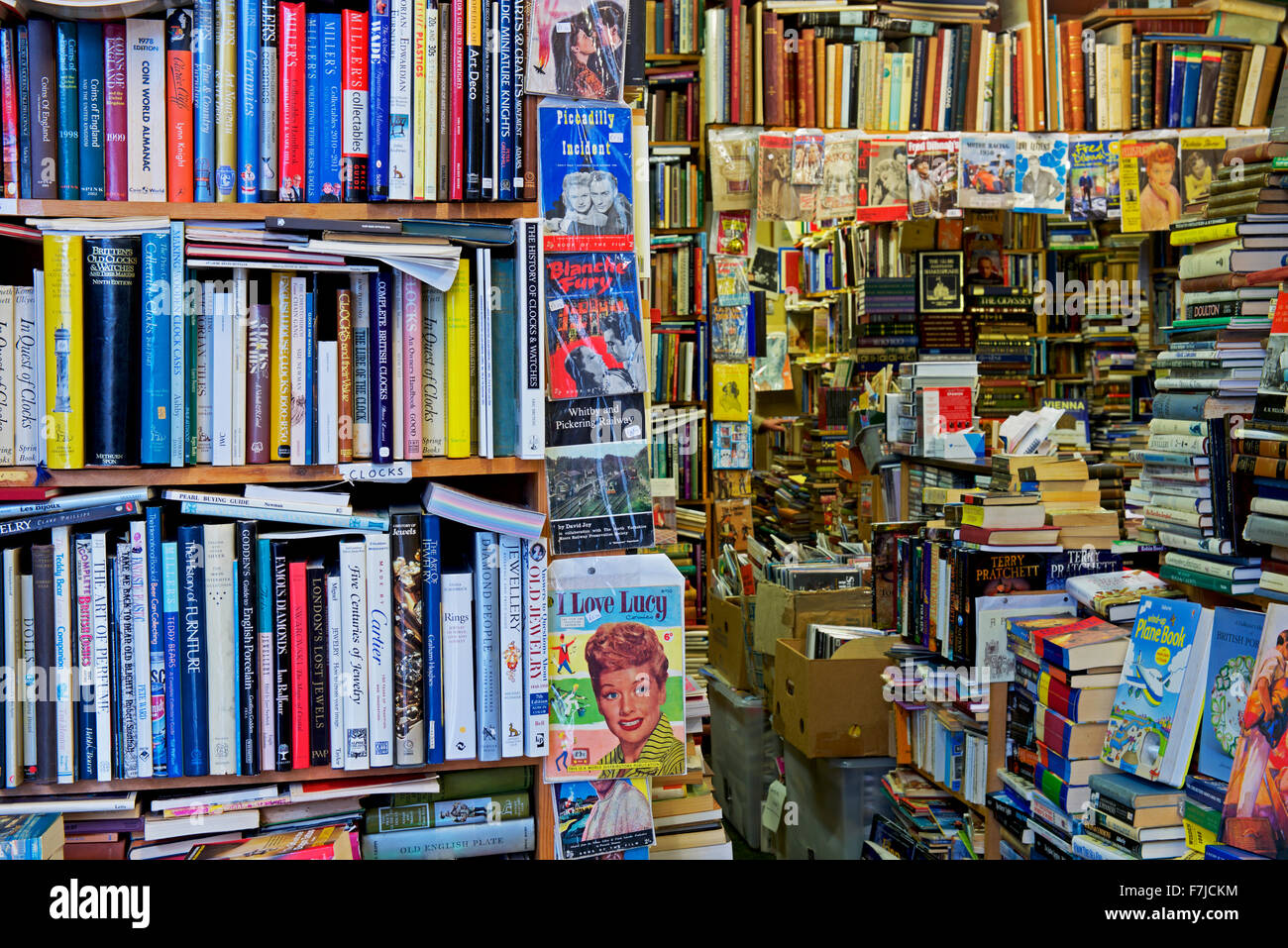 Interior of Camilla's Bookshop, Grove Road, Eastbourne, East Sussex ...