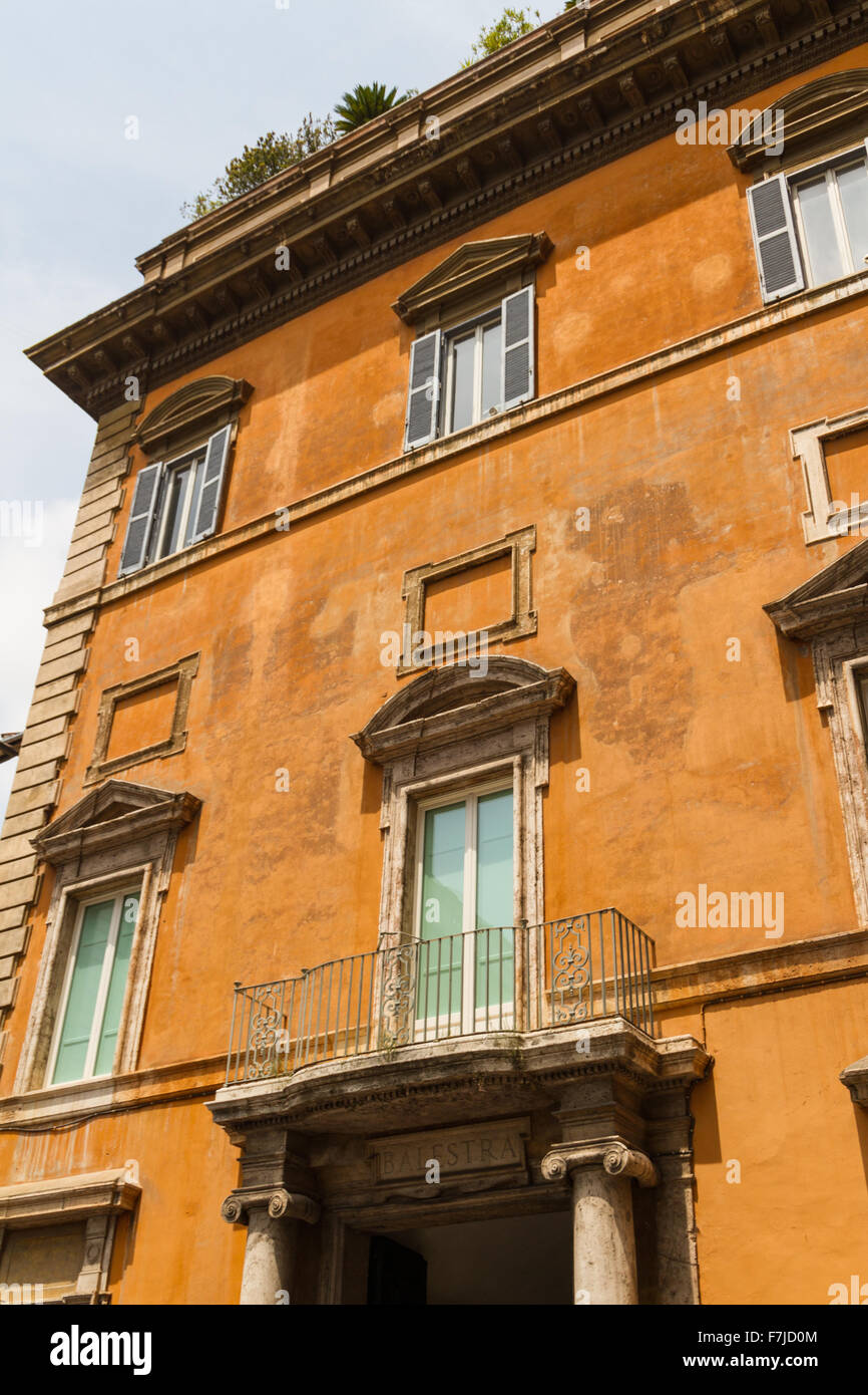 Rome, Italy. Typical architectural details of the old city Stock Photo ...