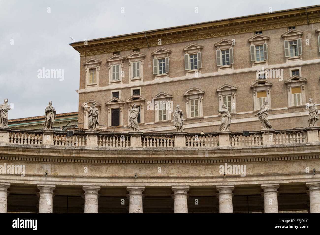 Buildings in Vatican, the Holy See within Rome, Italy. Part of Saint ...