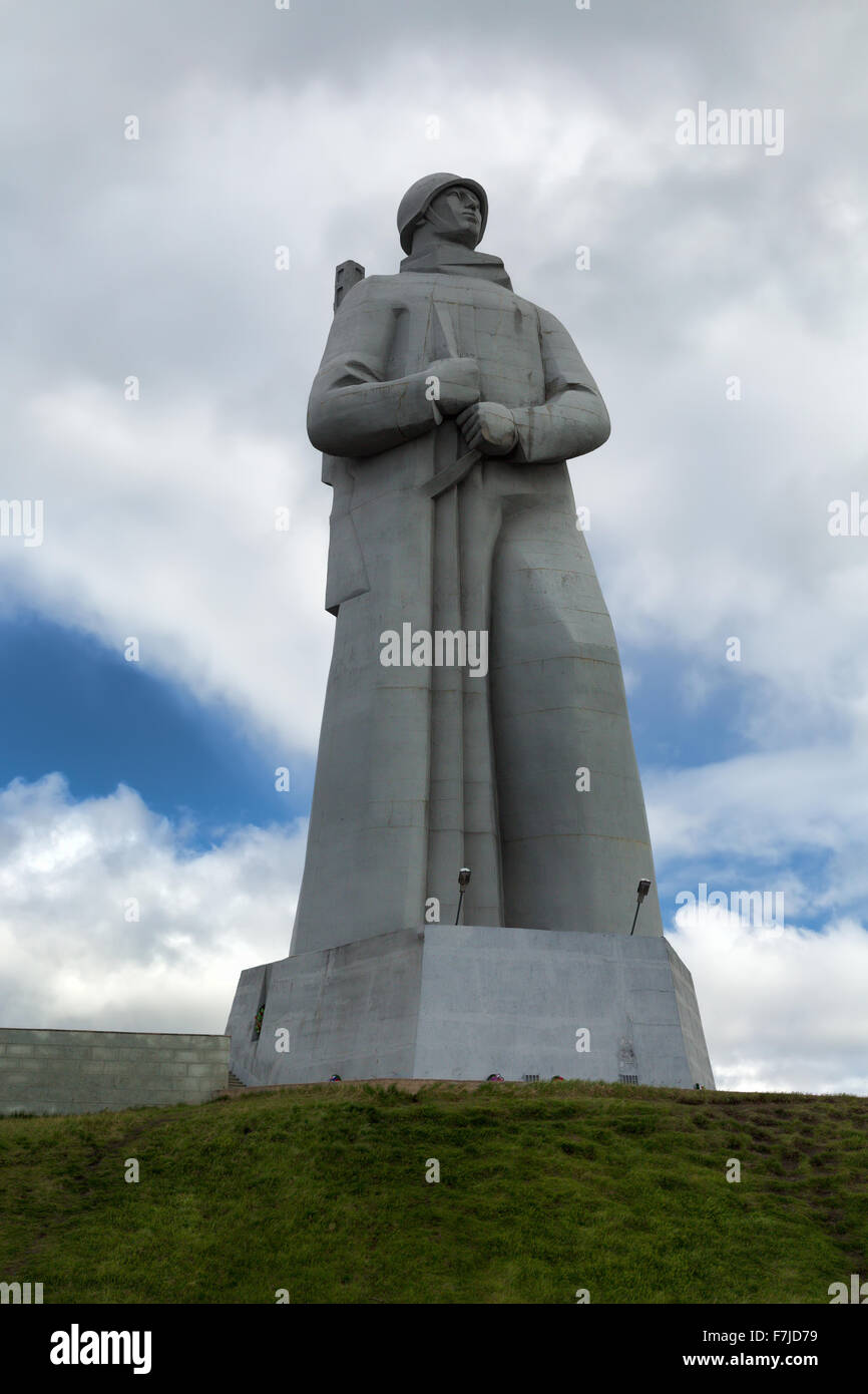 MURMANSK, RUSSIA - JUNE 8: Monument to the Defenders of the Soviet ...