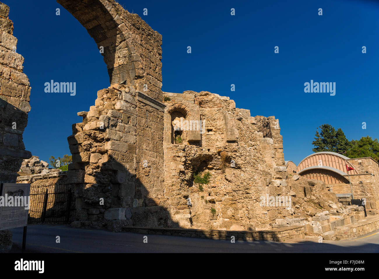 Ruins in Side, Turkey Stock Photo - Alamy