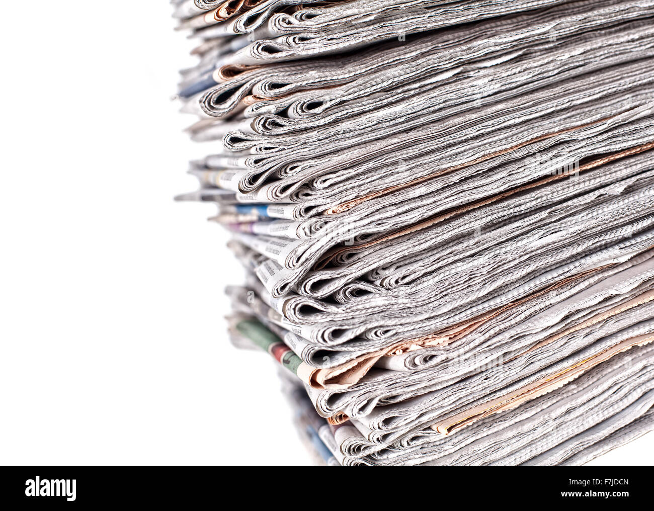stack of daily newspapers background Stock Photo - Alamy
