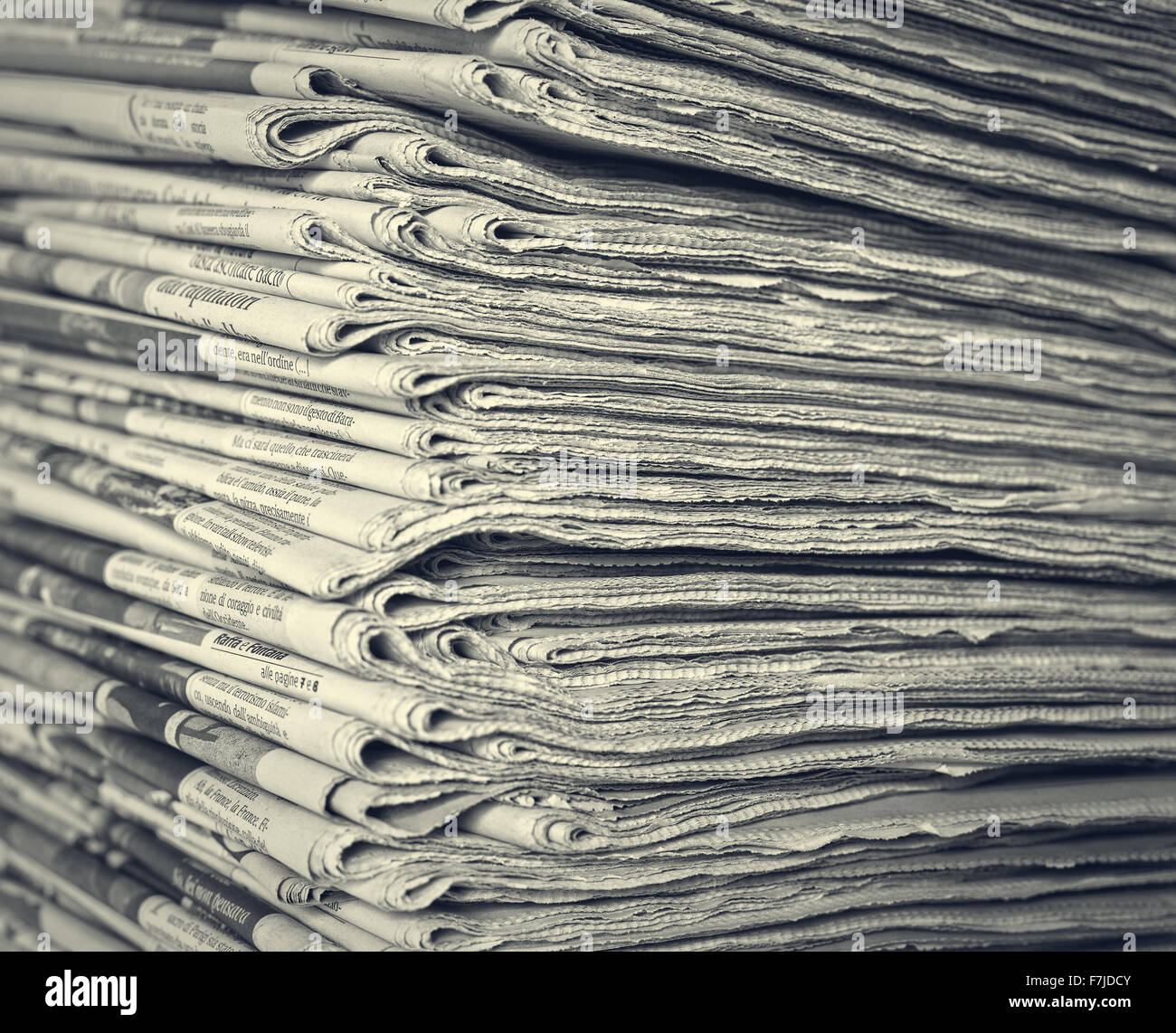 stack of daily newspapers background Stock Photo - Alamy