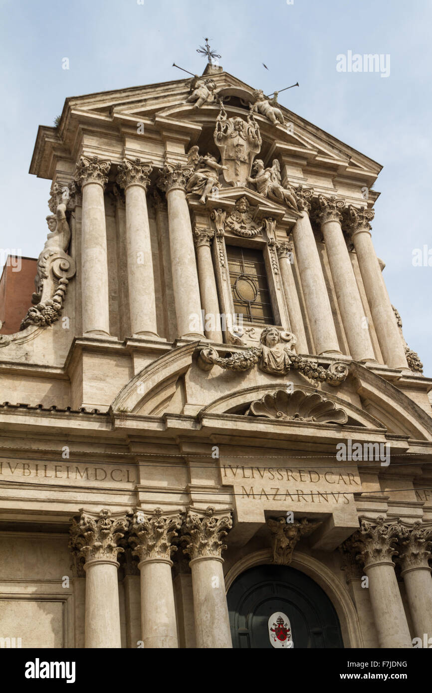Great church in center of Rome, Italy Stock Photo - Alamy