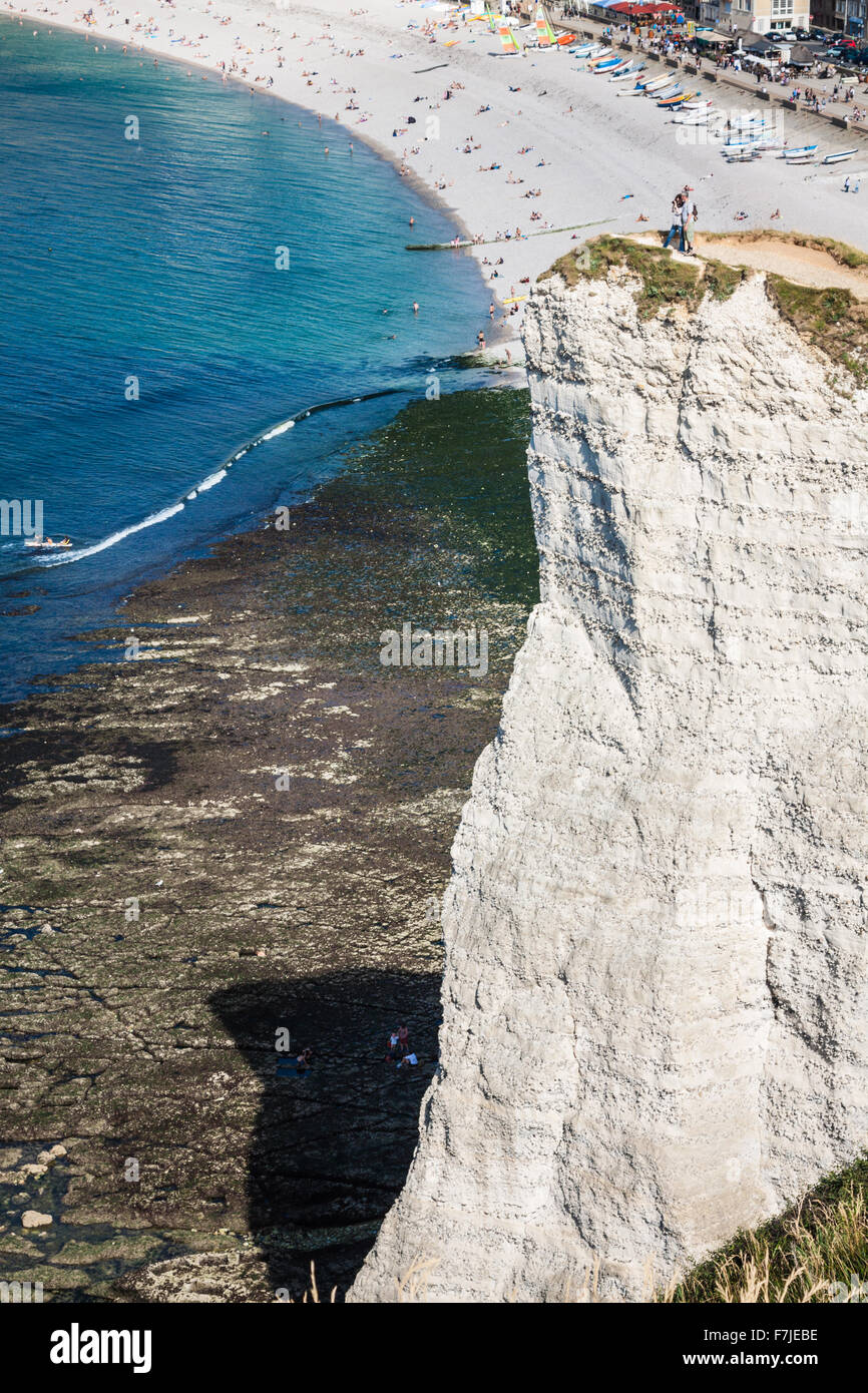 The famous cliffs at Etretat in Normandy, France Stock Photo - Alamy