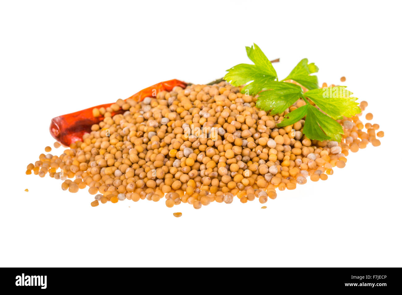 Mustard seeds with pepper Stock Photo - Alamy