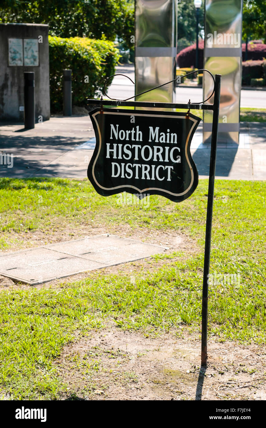 Historic district sign hi-res stock photography and images - Alamy