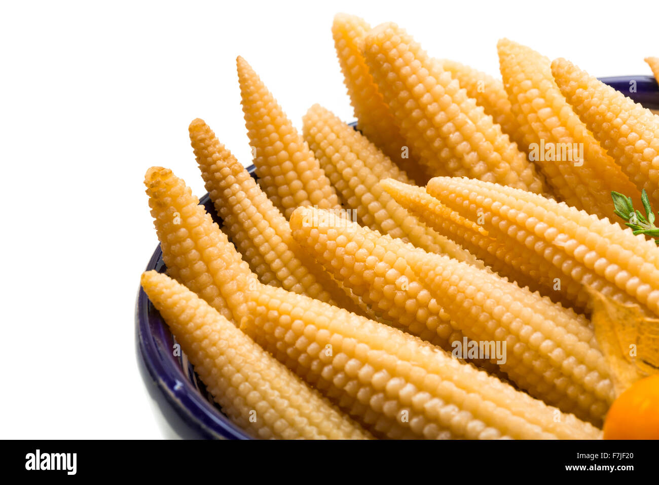 Baby corn isolated Stock Photo - Alamy