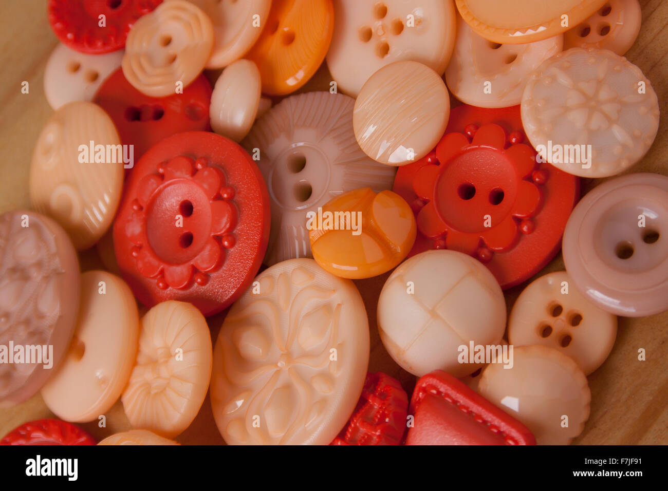 Brightly Colored Craft Buttons Stock Photo - Alamy