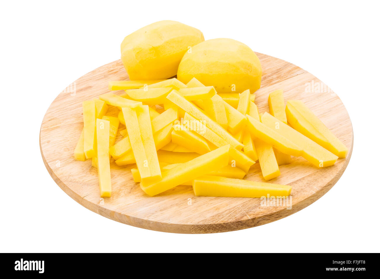 Raw sliced potato Stock Photo - Alamy