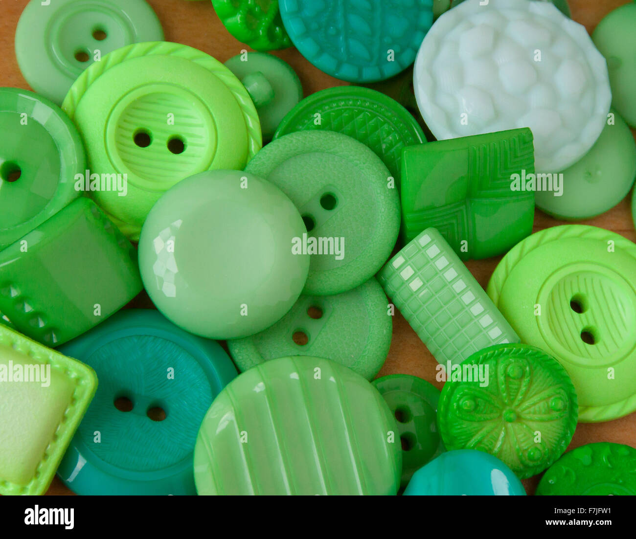 Brightly Colored Craft Buttons Stock Photo - Alamy