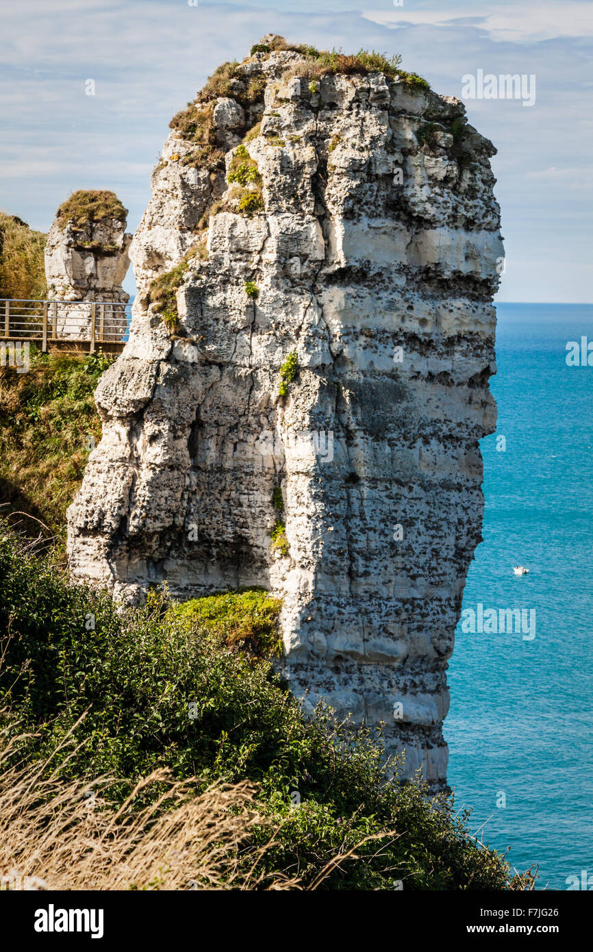 The famous cliffs at Etretat in Normandy, France Stock Photo - Alamy