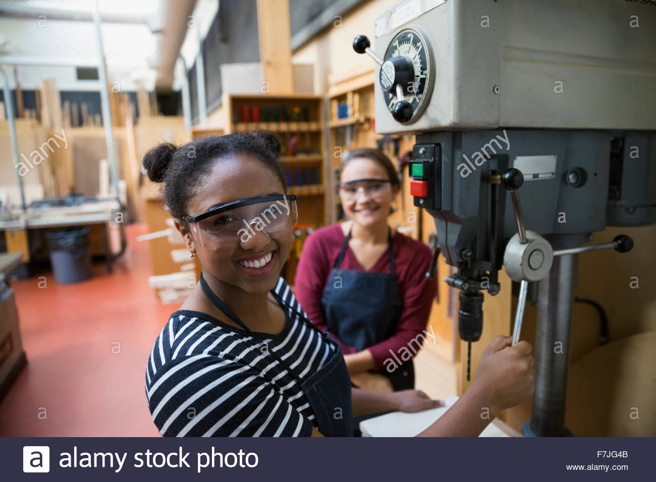 Industrial arts class high school hi-res stock photography and images ...