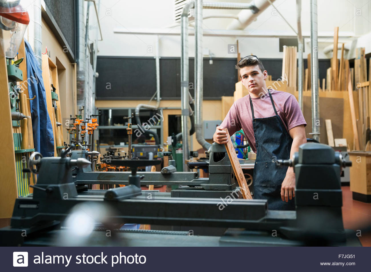 High school wood workshop hi-res stock photography and images - Alamy