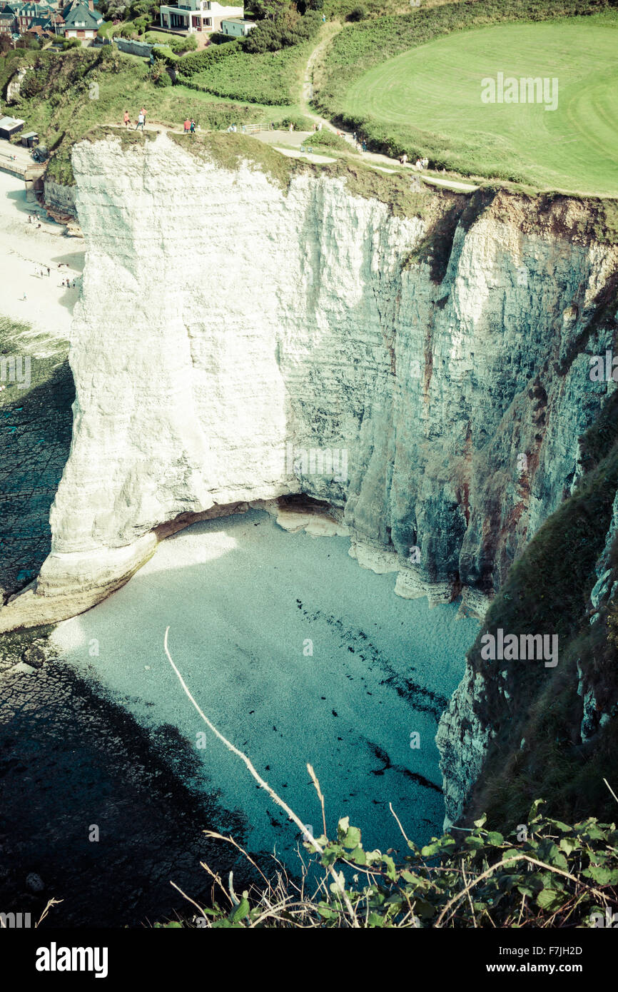 White Cliffs On Normandy Coast High Resolution Stock Photography and ...