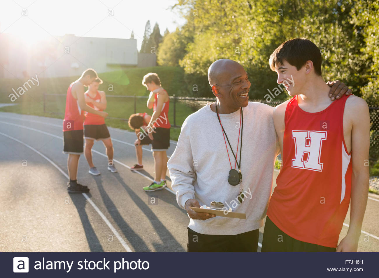 Two black athlete running track hi-res stock photography and images - Alamy