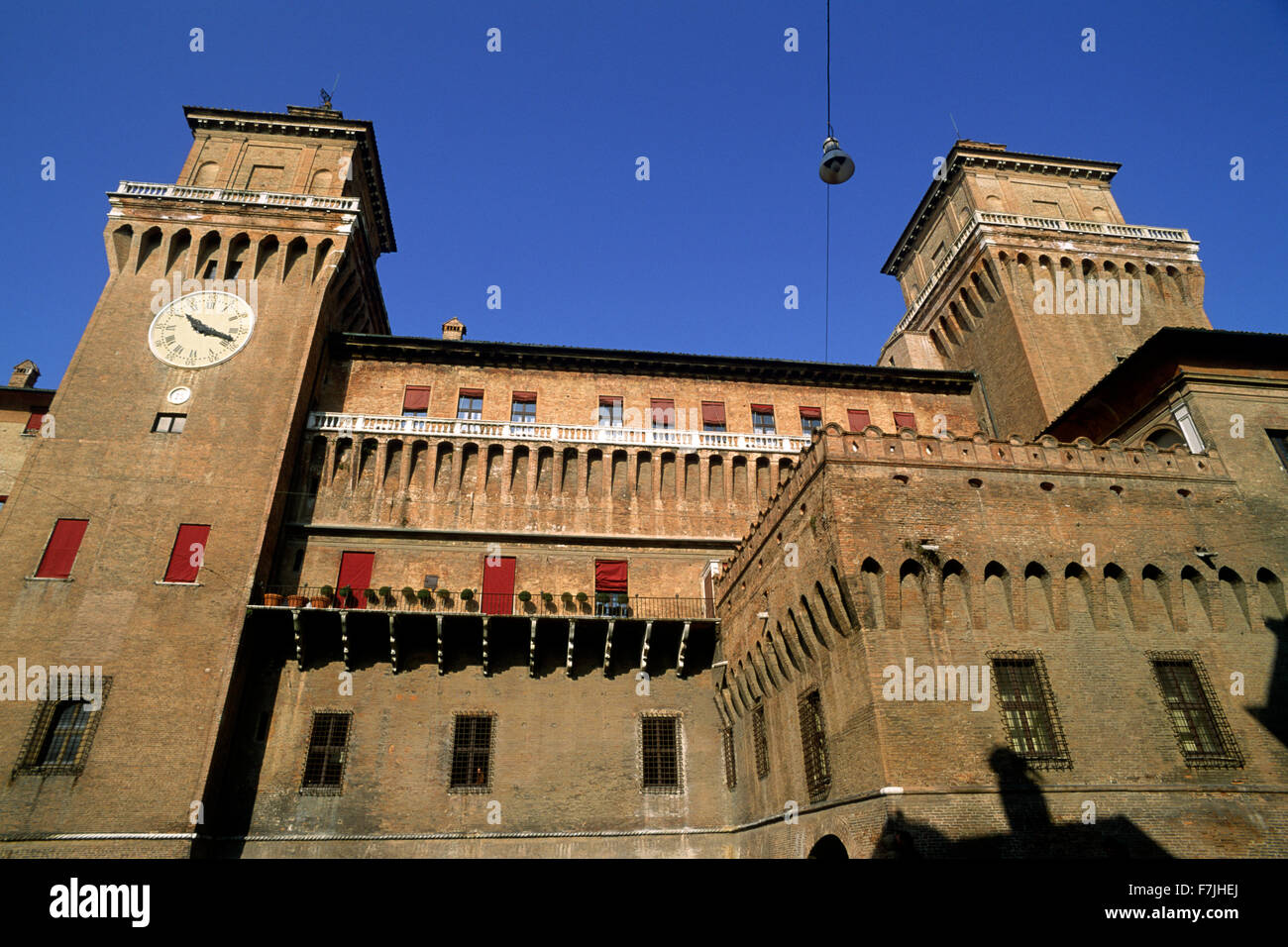 Italy, Emilia Romagna, Ferrara, Castello Estense castle Stock Photo - Alamy