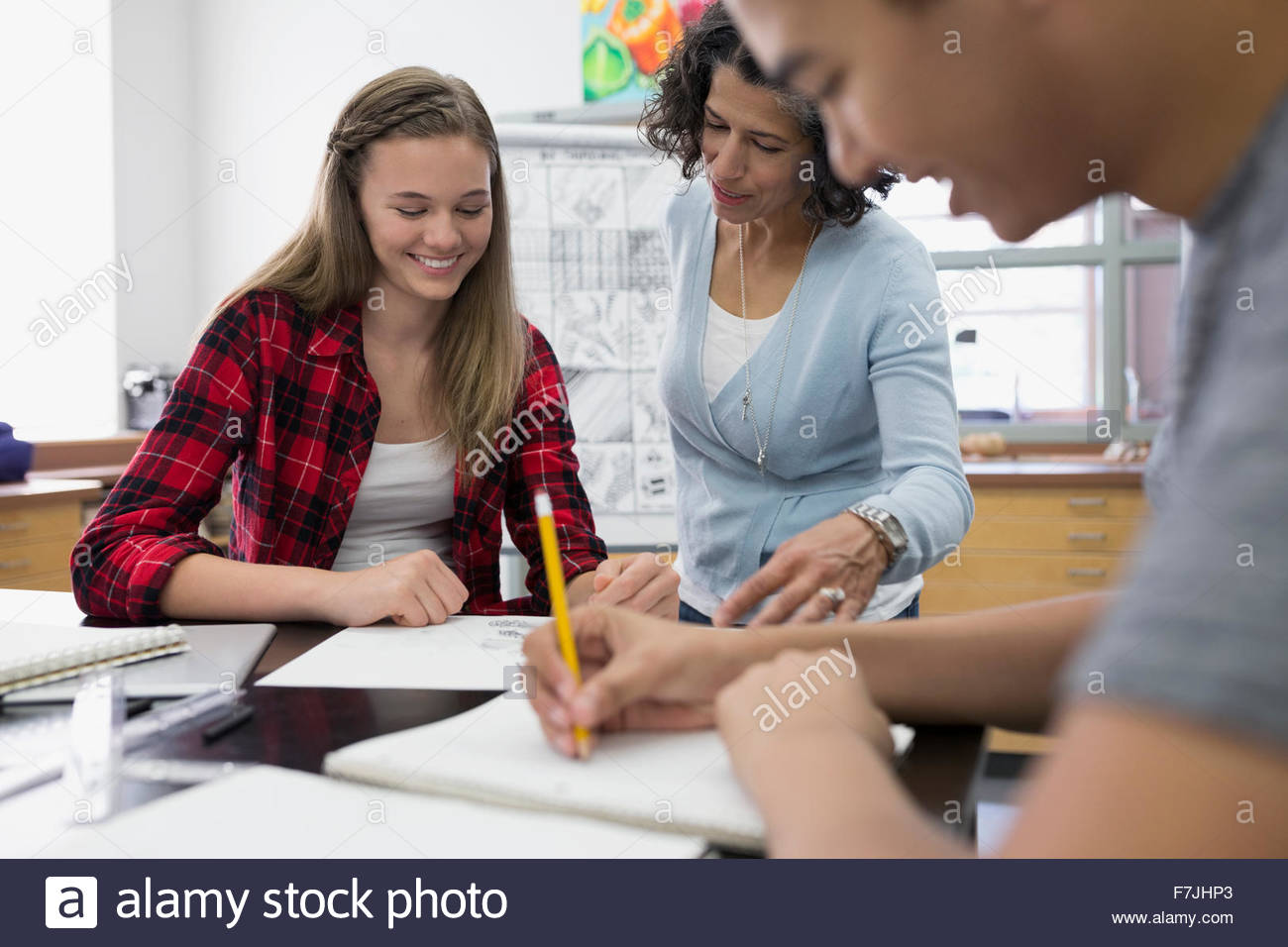 Indian teacher classroom hi-res stock photography and images - Alamy