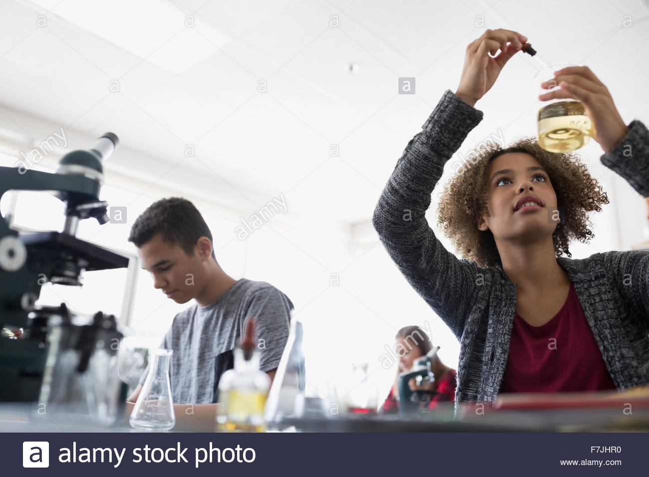 Three high school girls arms hi-res stock photography and images - Alamy