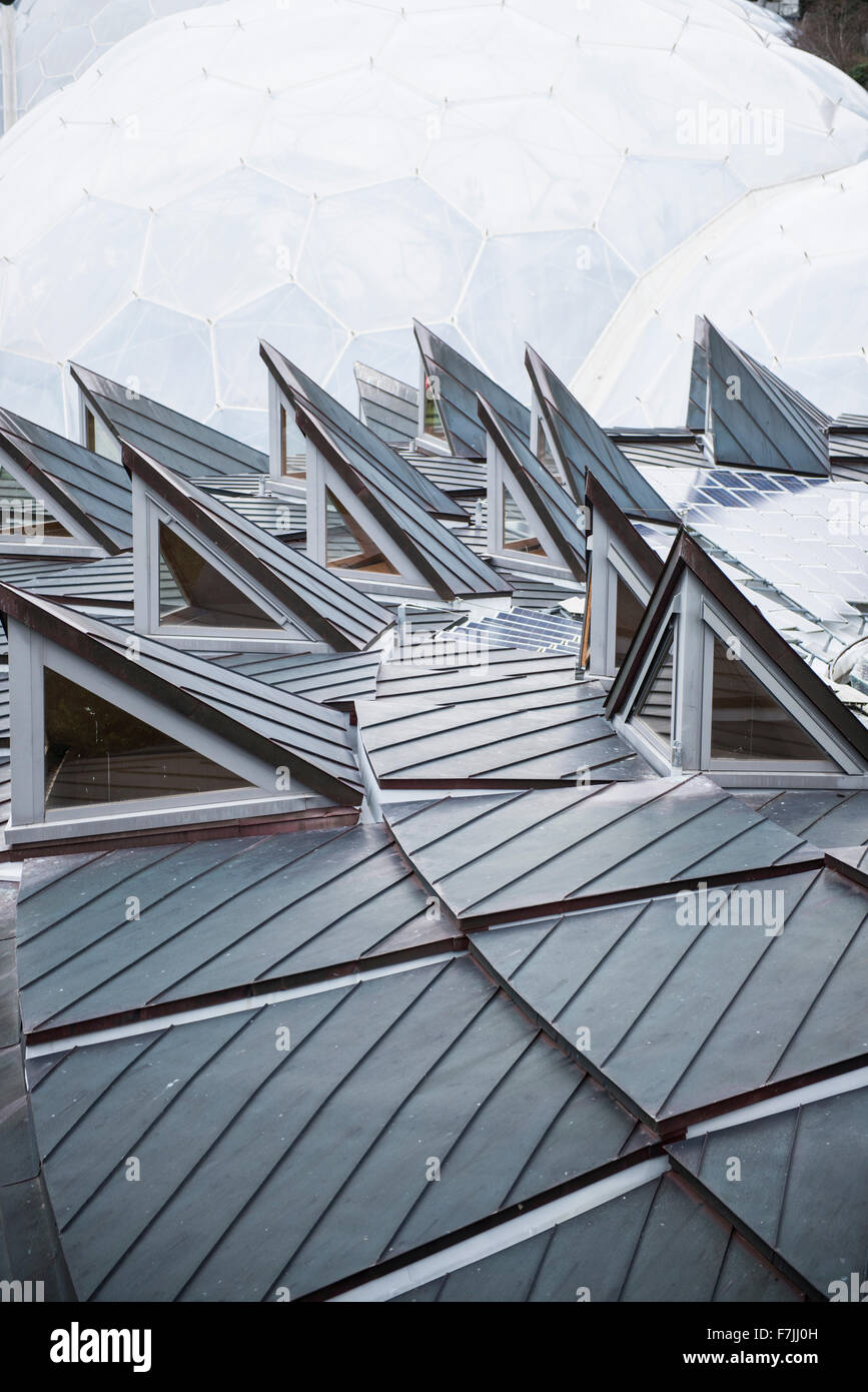 A photograph of the Core building at the Eden Project Stock Photo - Alamy