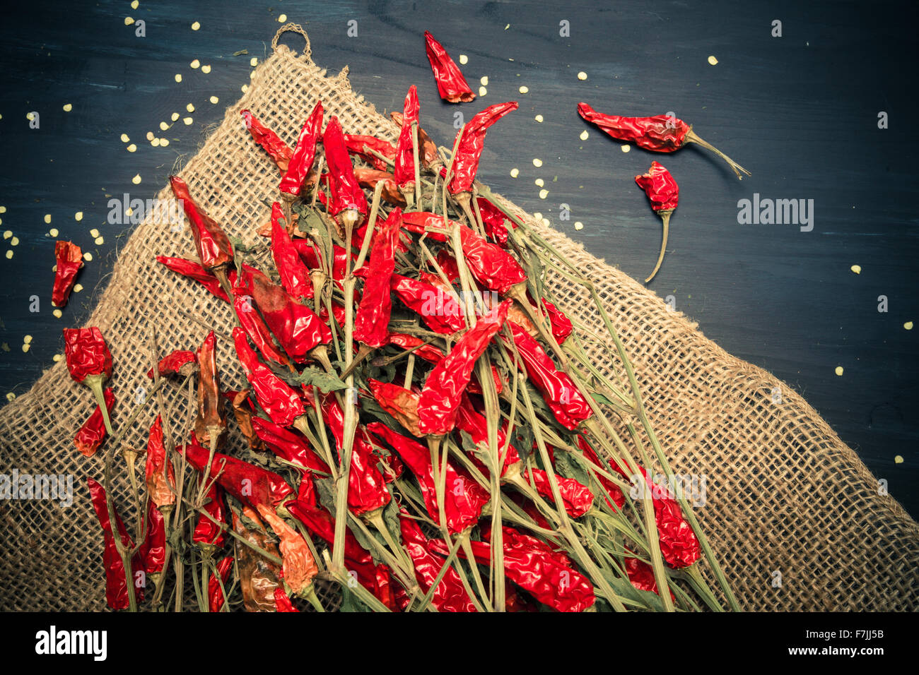 Dried red pepper seeds hi-res stock photography and images - Alamy