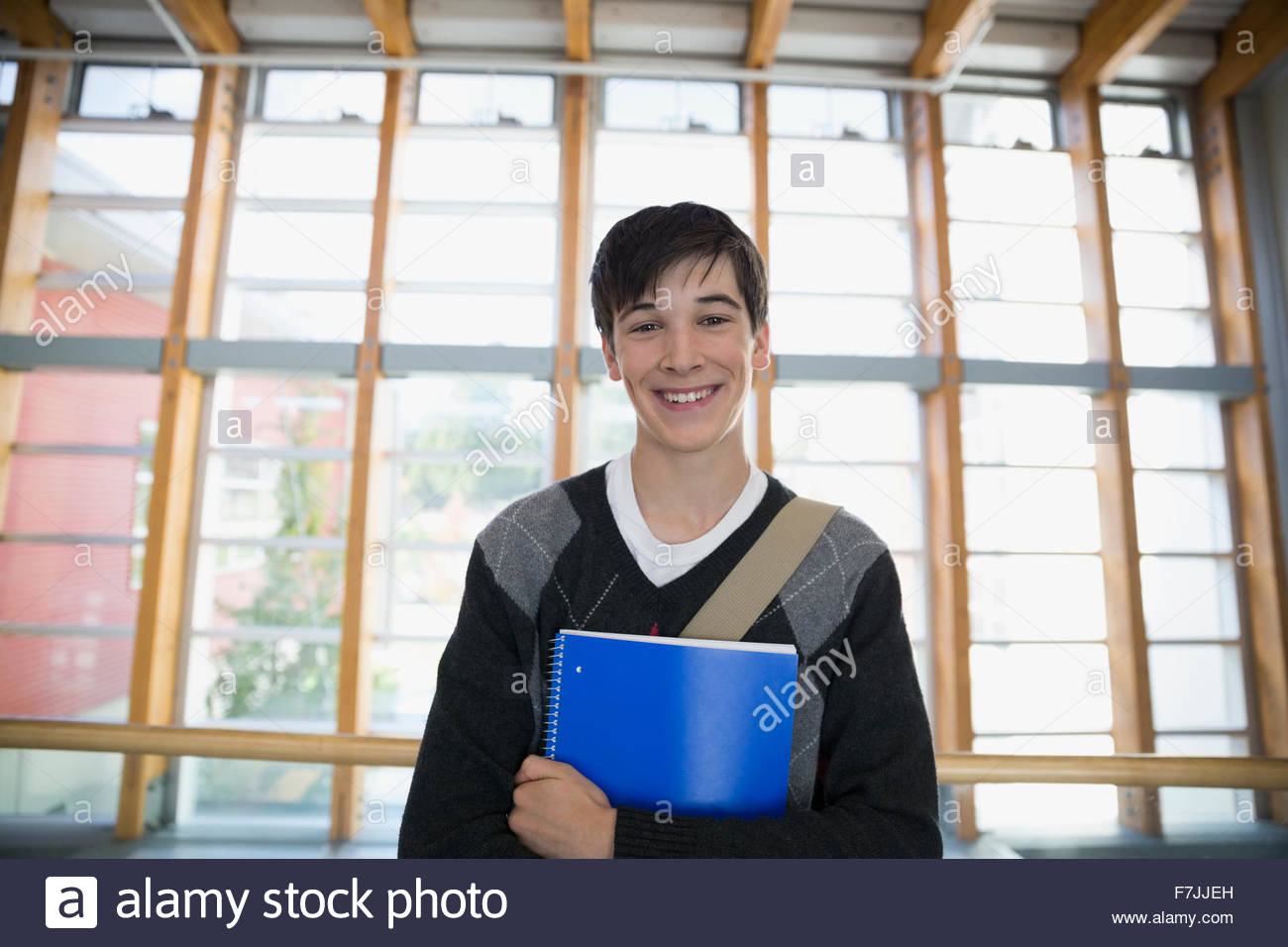 Confident High School Student